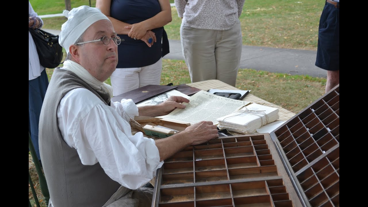 Homeschool History - The Printer in Colonial America: Their Work
